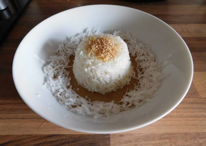 Burmese Breakfast Coconut Sticky Rice Recipe by Vegan In Styles - Cookpad