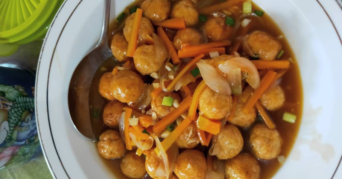 Resep Bola Daging dengan Saus Asam Manis oleh Henry Christi - Cookpad