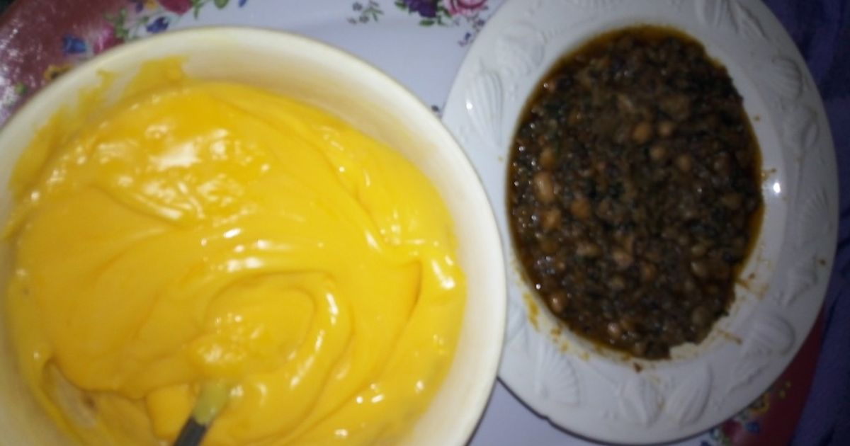 Groundnut Oil Beans With Custard Recipe by Charity Brian-Dappa ...
