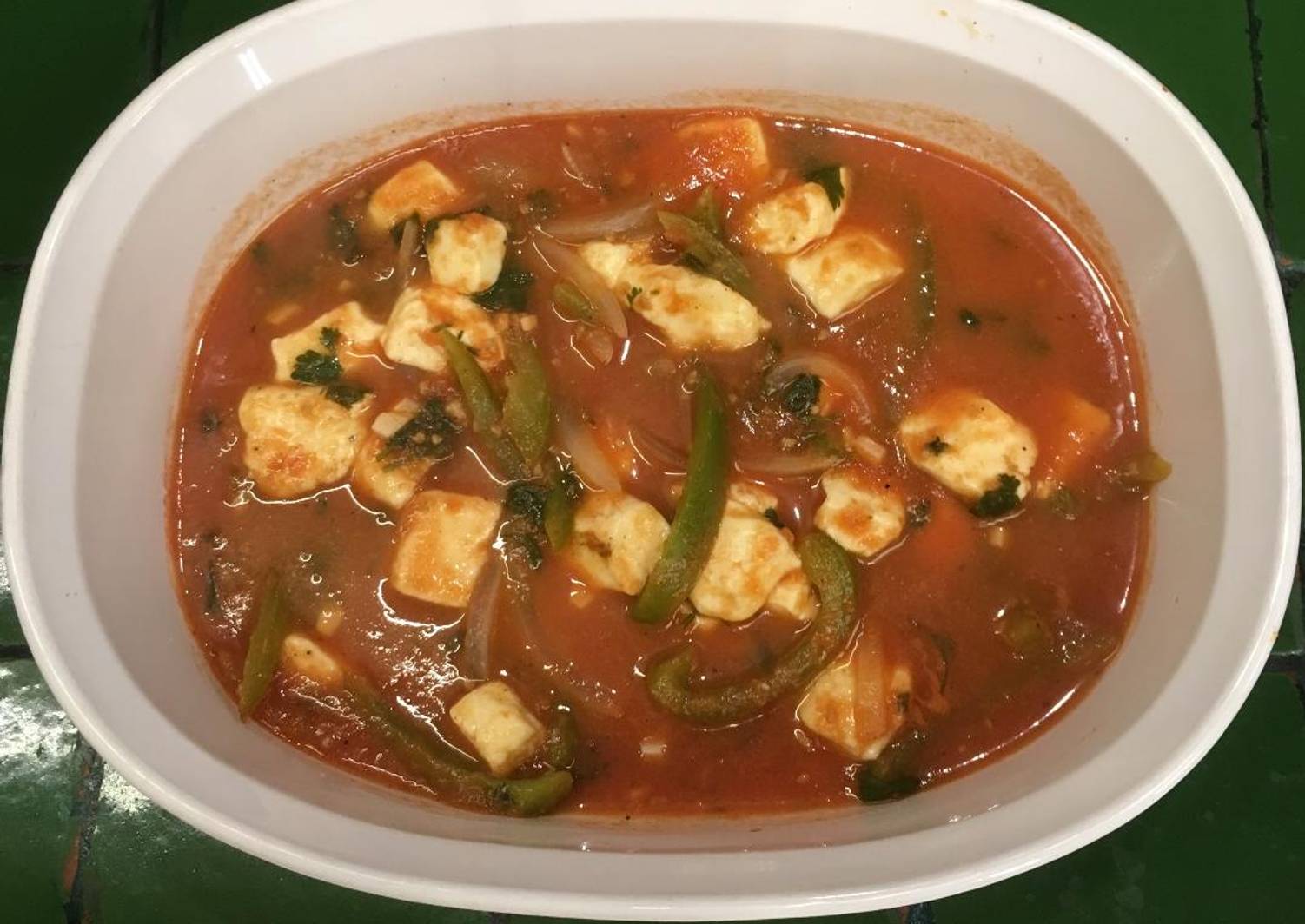 Queso panela con rajas Receta de Mercedes Cossío- Cookpad