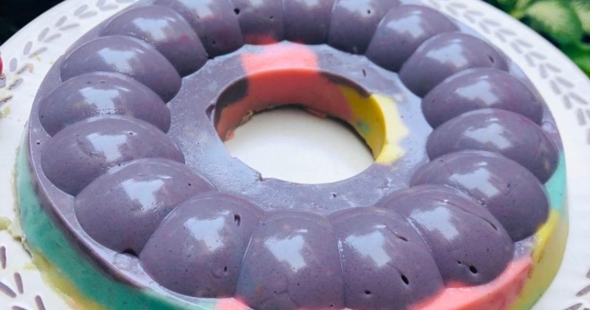 Resep Puding Unicorn / Puding Pelangi oleh Mayya Balqis - Cookpad