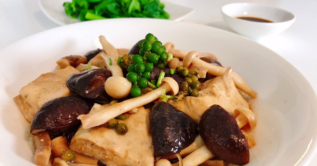 Cách Làm Món Đậu phụ kho nấm tiêu xanh của Bảo Bình - Cookpad