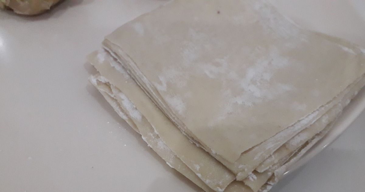 Resep Kulit Pangsit Home Made Simple oleh Devita Aprilia - Cookpad
