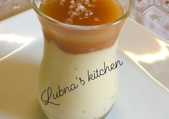 BUTTERSCOTCH BUDINO WITH SALTED CARAMEL: Recipe by Lubna’s Kitchen ...
