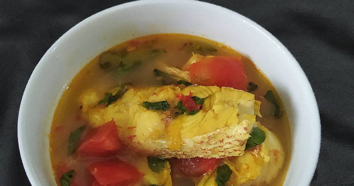 Resep Kakap Asam Kuah Kuning (tanpa santan) oleh Ella Hadibroto - Cookpad