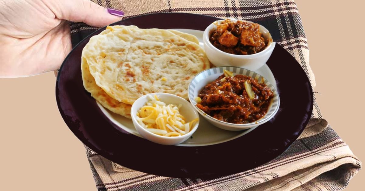 Cheesy Multi Layered Flat Bread Recipe by Lakshmi Sridharan Ph D - Cookpad