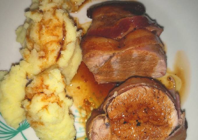 Solomillo con bacon al horno Receta de Pilar Moreno García - Cookpad