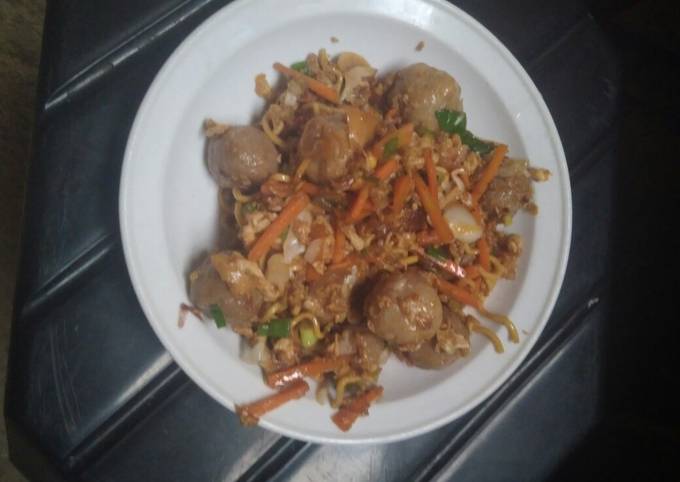 Resep Orak-arik bakso ala emak Salsa oleh Yani_Emak Salsa - Cookpad