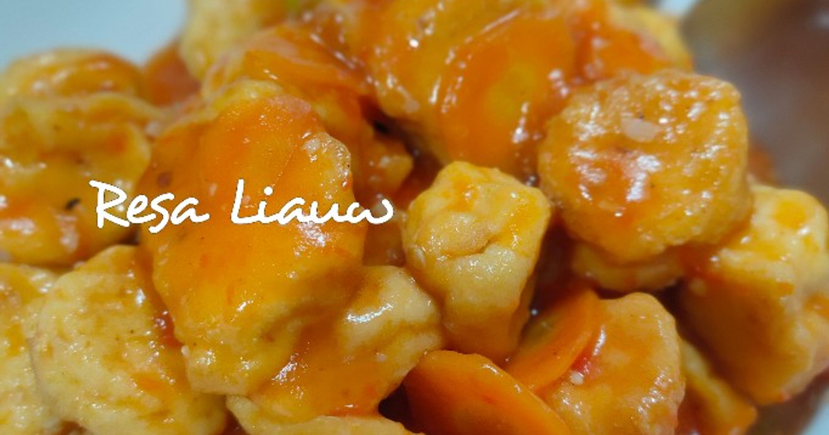 Resep Bola Udang Tahu, Saos Asam Manis oleh Resa Liauw - Cookpad