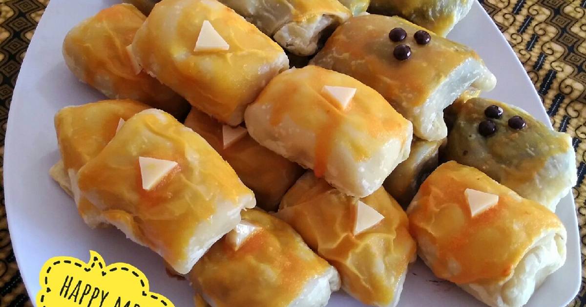 Resep Bolen pisang puff pastry instan oleh Cahya Islami Dina - Cookpad