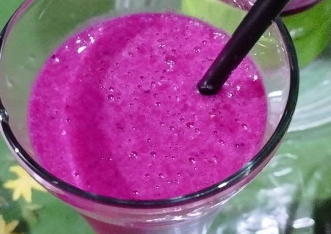 Resep Jus Buah Naga Jeruk Peras oleh Beta Asmoengin - Cookpad