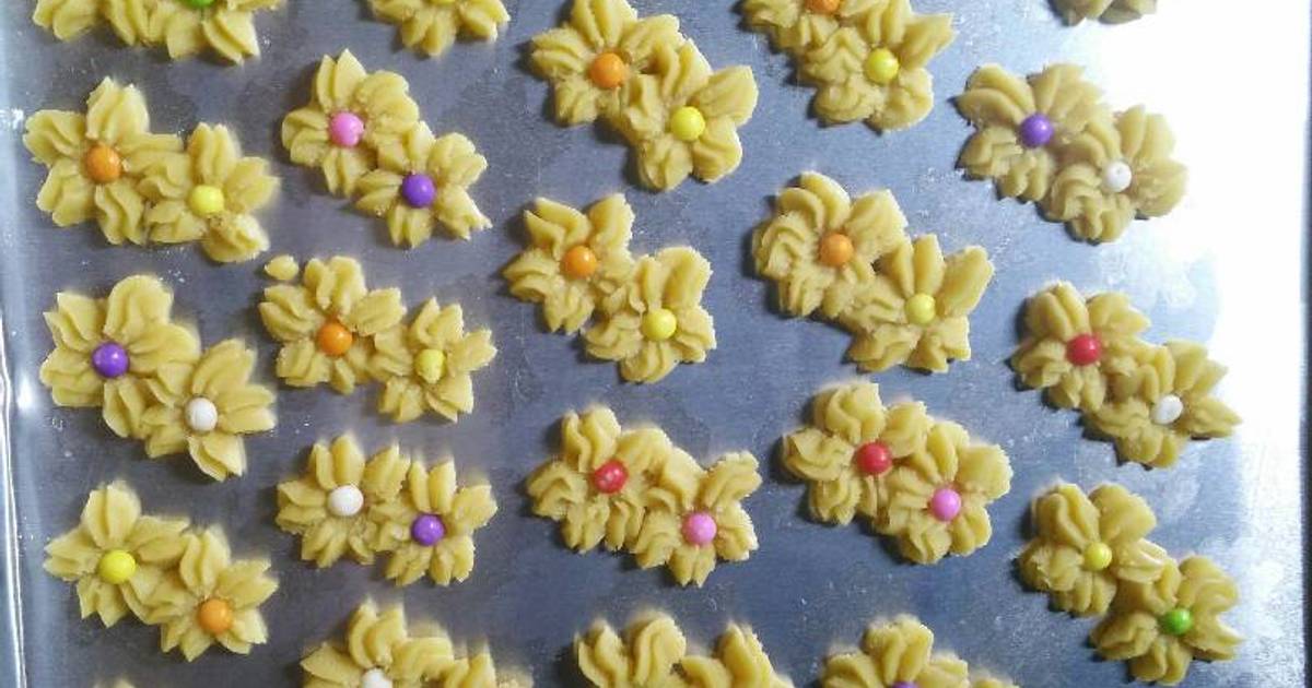 Resep Kue semprit/mawar jadul but oke oleh Ummi Rosyid Tuban - Cookpad