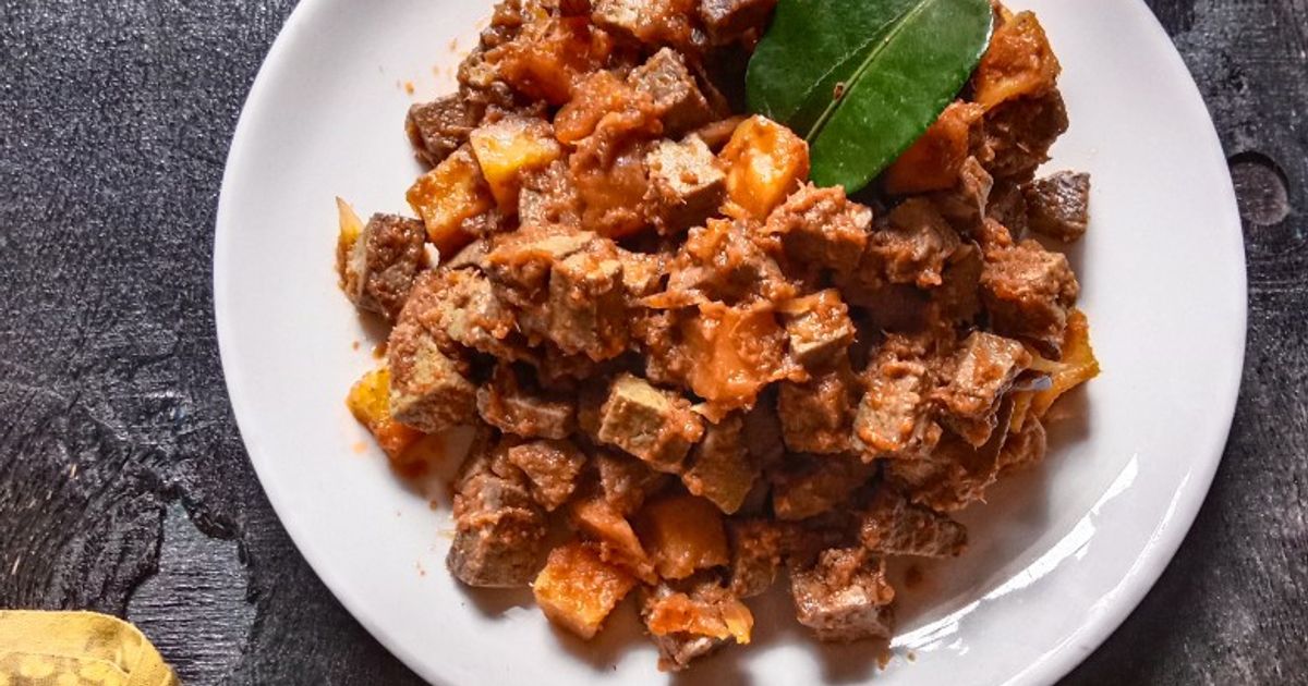 Resep Ati Sapi Kentang Bumbu Rendang oleh Dapur Luthfi - Cookpad
