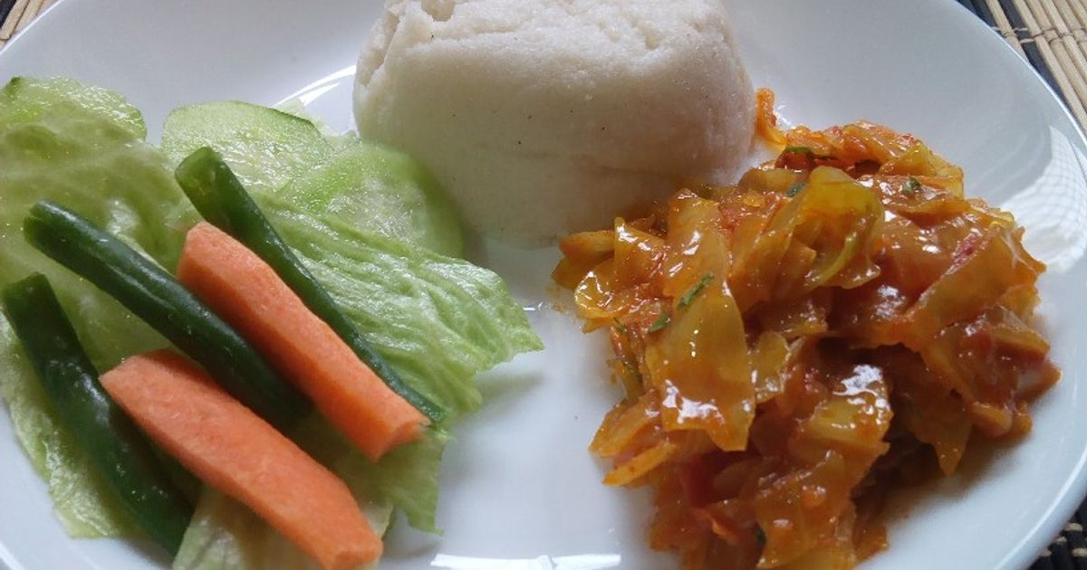 Ugali & Cabbage#Vegetables#Recipemarathon Recipe by Roopal Mandavia ...
