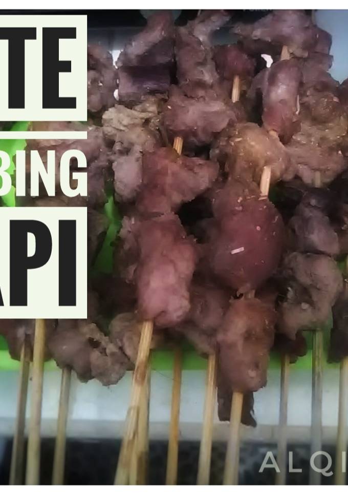 Resep Sate Kambing Sapi Oven + Tips agar daging empuk dan tidak bau ...