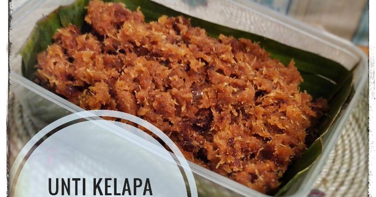 Resep Unti kelapa durian oleh lienda - Cookpad