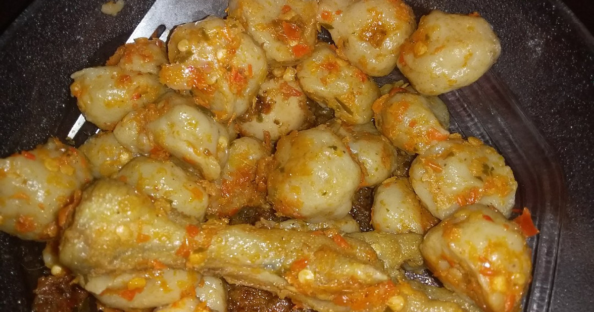 Resep Pentol Ndower / Pentol Pedas oleh ilovecooking - Cookpad