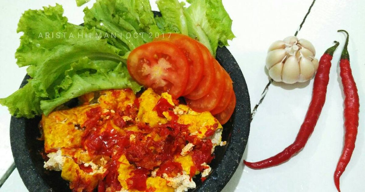 Resep tahu penyet rebus rumahan enak dan mudah - Cookpad