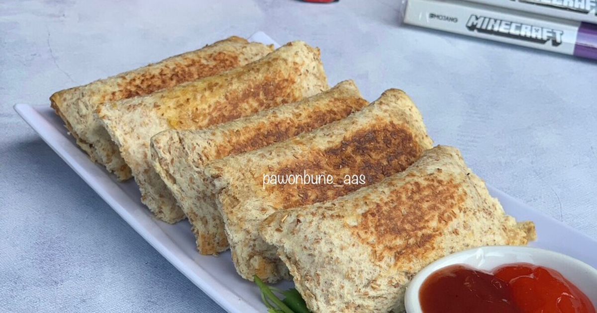 Resep Roti Tawar Panggang Teflon Isi Ragout oleh pawonbune_aas - Cookpad