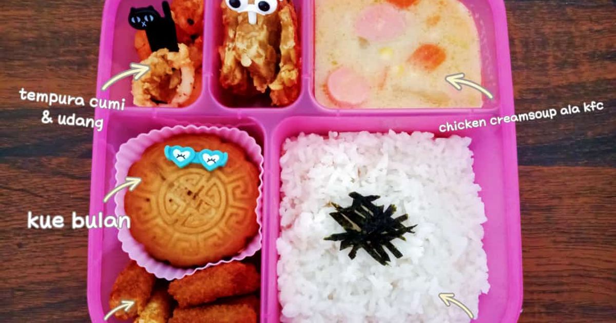 Resep Bento Sekolah Random Dan Buat Anak Gak Bosan! oleh Noya Vlog - Cookpad