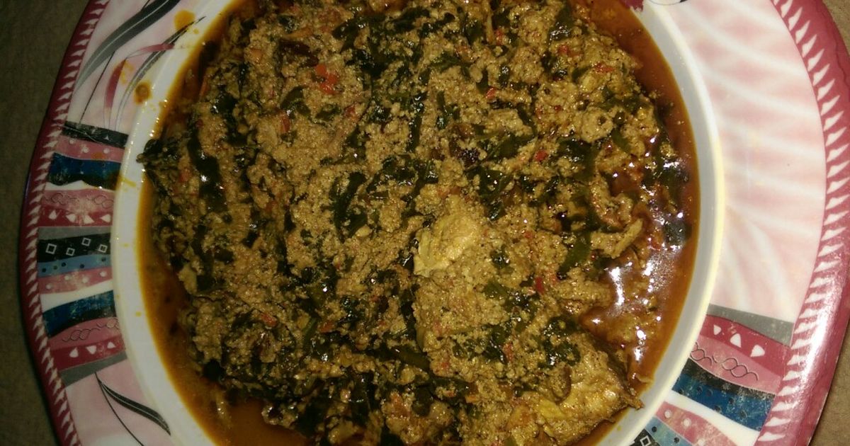 Egusi Soup Wit Ugu Leaves Recipe by Afreeda's_Bakery - Cookpad