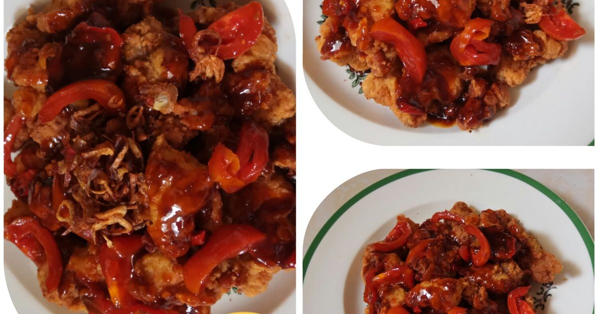 Resep Ayam Bola Krispi Saus Asam Manis oleh Kim Na Na - Cookpad