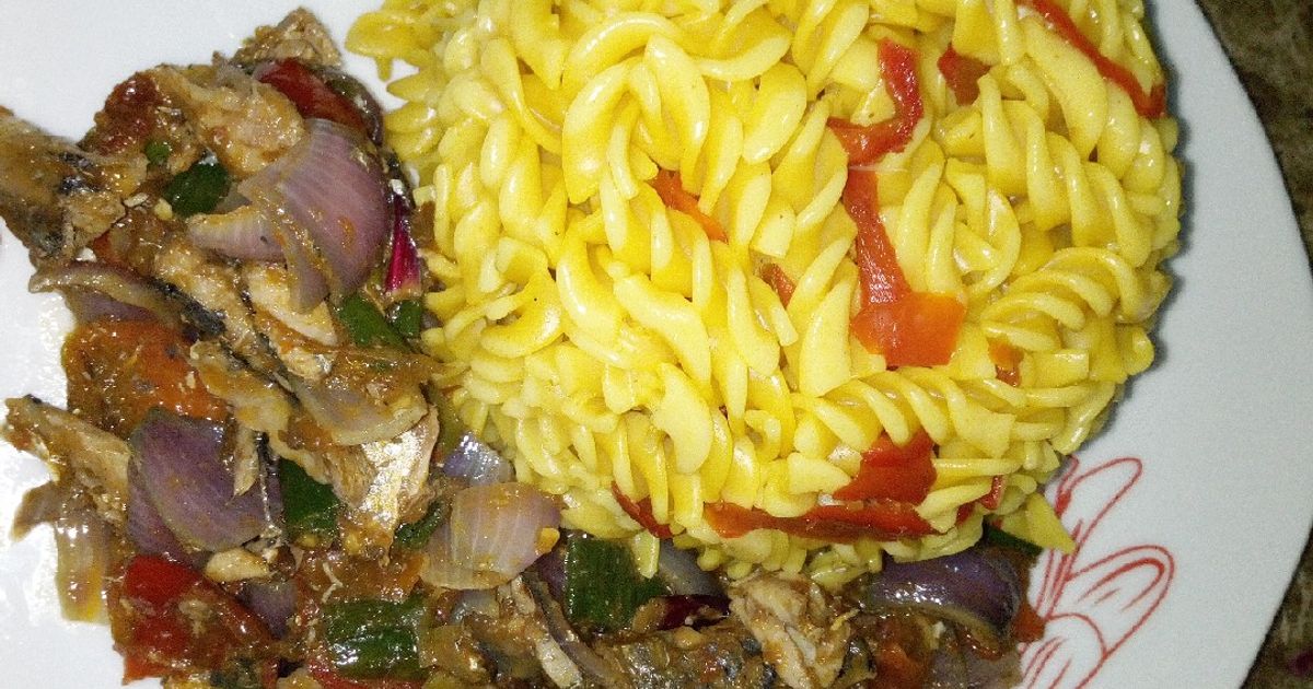 Pasta And Fish Sauce Recipe by aysha Kaita - Cookpad