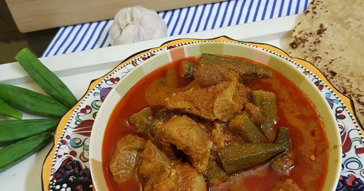 Bhindi ghost Recipe by Sumaiya Muddasir - Cookpad