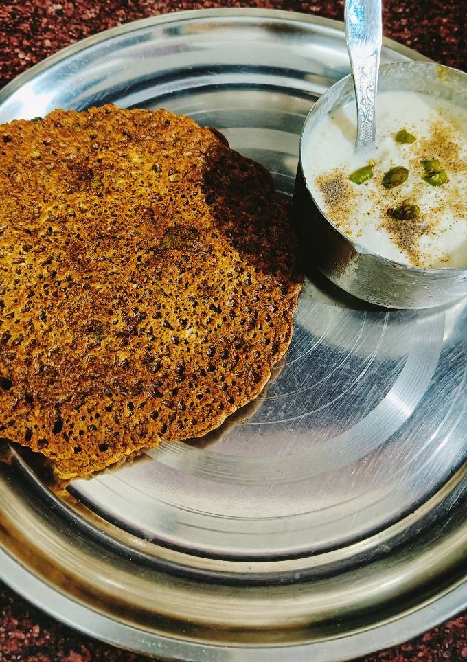 Ragi Oats Chilla Recipe by Seema Sharma - Cookpad