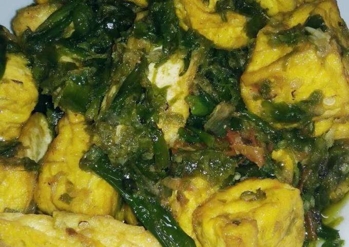 Resep Tahu Ijo Lumut oleh Mega Puspita Ningrum - Cookpad