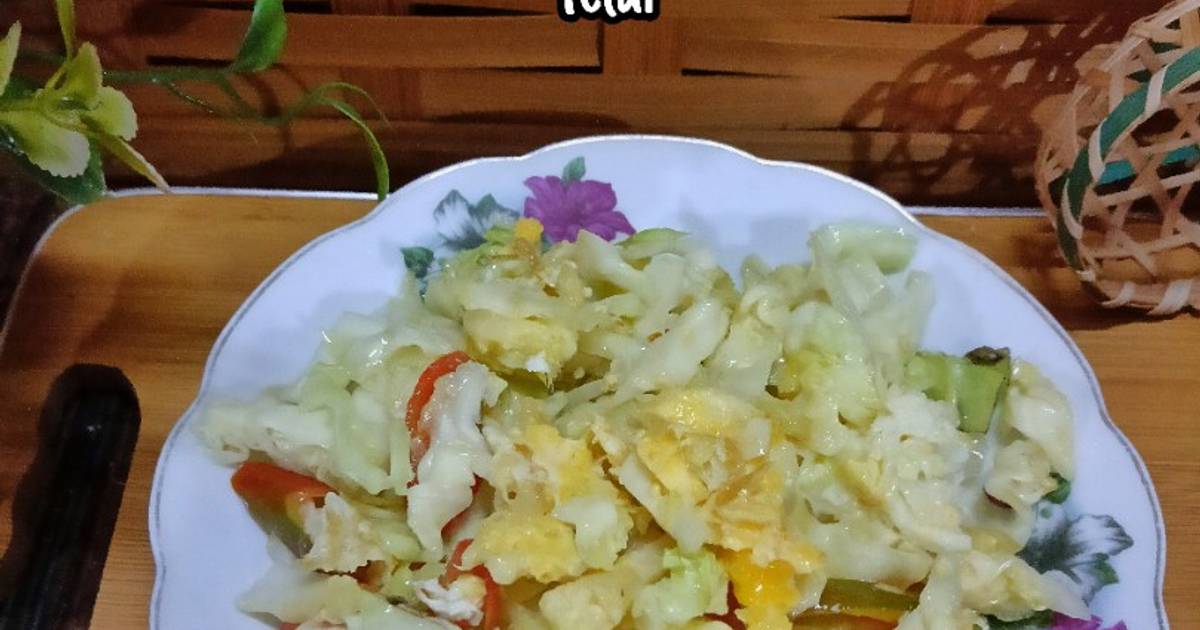 Resipi 29:3:25 - Kobis goreng telur oleh Hani Shaimi - Cookpad