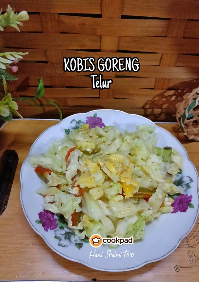 Resipi 29:3:25 - Kobis goreng telur oleh Hani Shaimi - Cookpad
