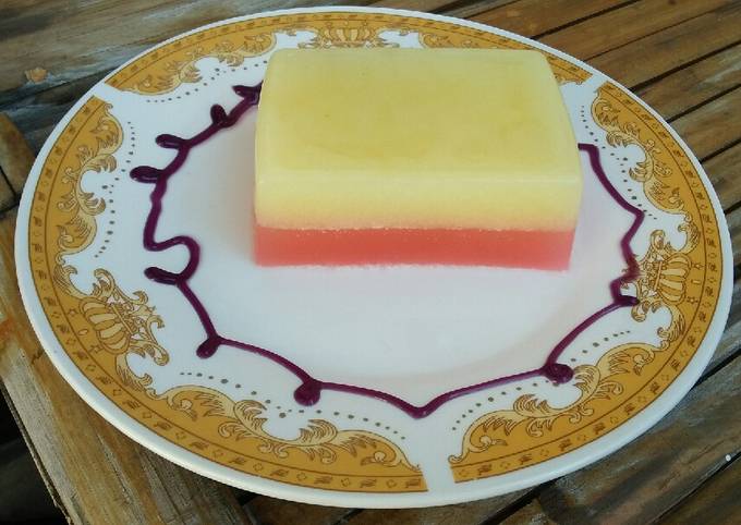 Resep Puding Kopyor Durian Strawberry oleh Adhitya Indrayana - Cookpad