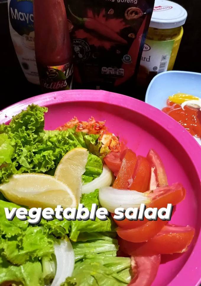 Resep Vegetable Salad with Honey Mustard dressing oleh Mutabikh Uwmi ...