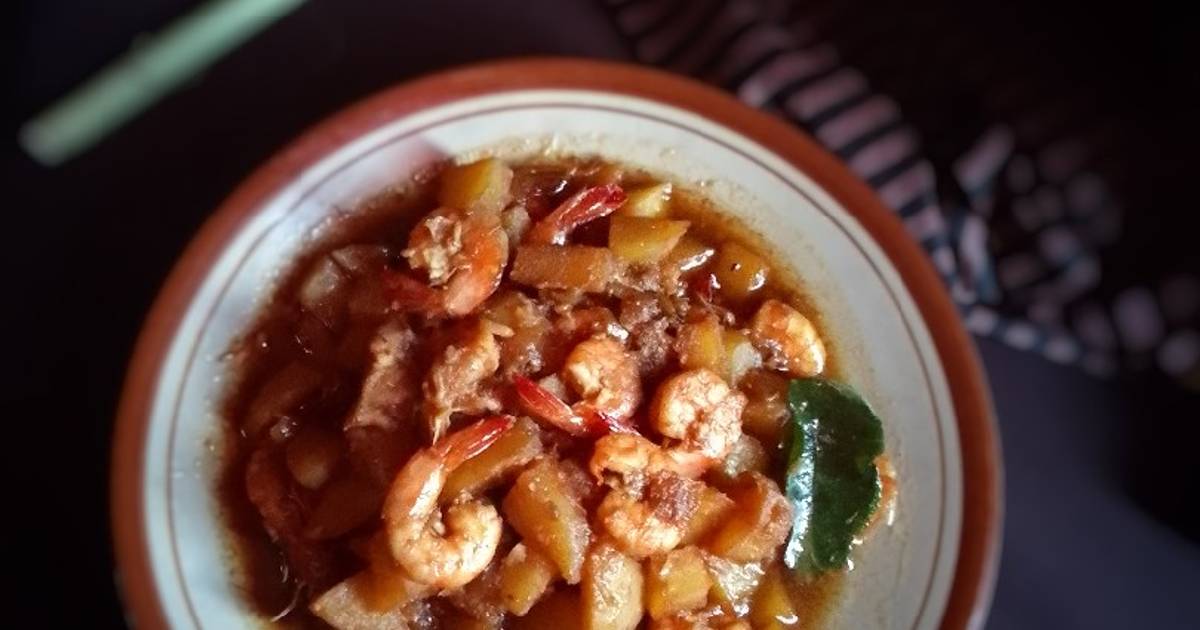 Resep Semur Kentang Udang oleh Nunu Ulfah - Cookpad
