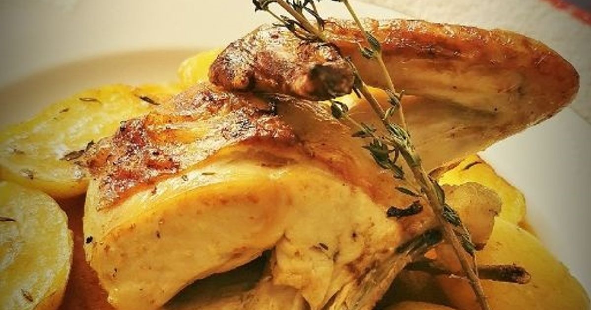 Pollo Rustido (O Asado) Al Horno Receta de josevillalta