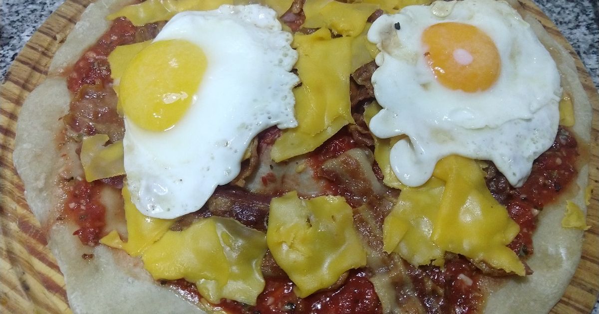 Pizza Fuerte De Bigote Cocina Receta de Jorge Merlo- Cookpad