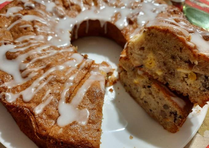 Budín integral con frutas Receta de Melani Mendoza- Cookpad
