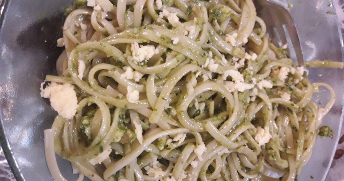 Fideos al pesto - 219 recetas caseras- Cookpad