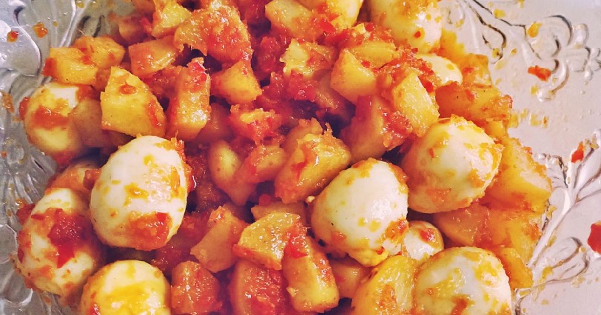 Resep Sambal Goreng Kentang Telur Puyuh oleh Ayi_Mia - Cookpad