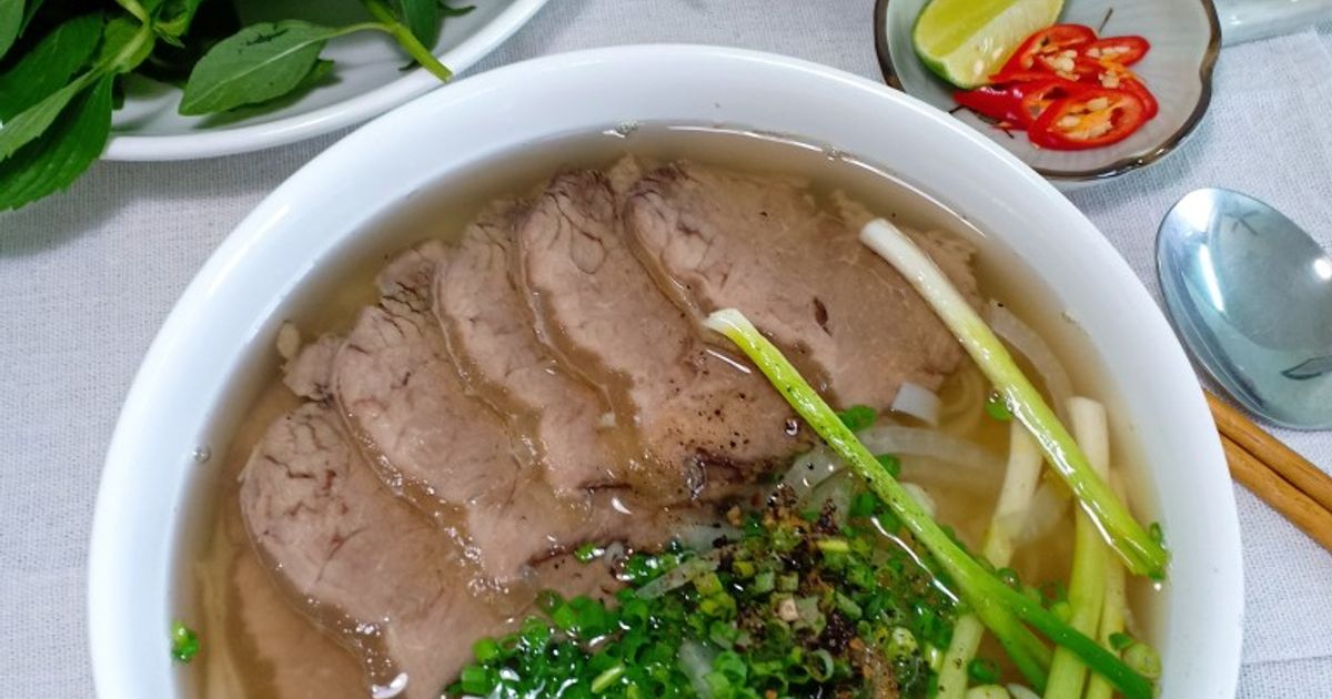 Clear Beef Pho (Phở Bò Nước Trong) Recipe By Diepngoc Nguyen