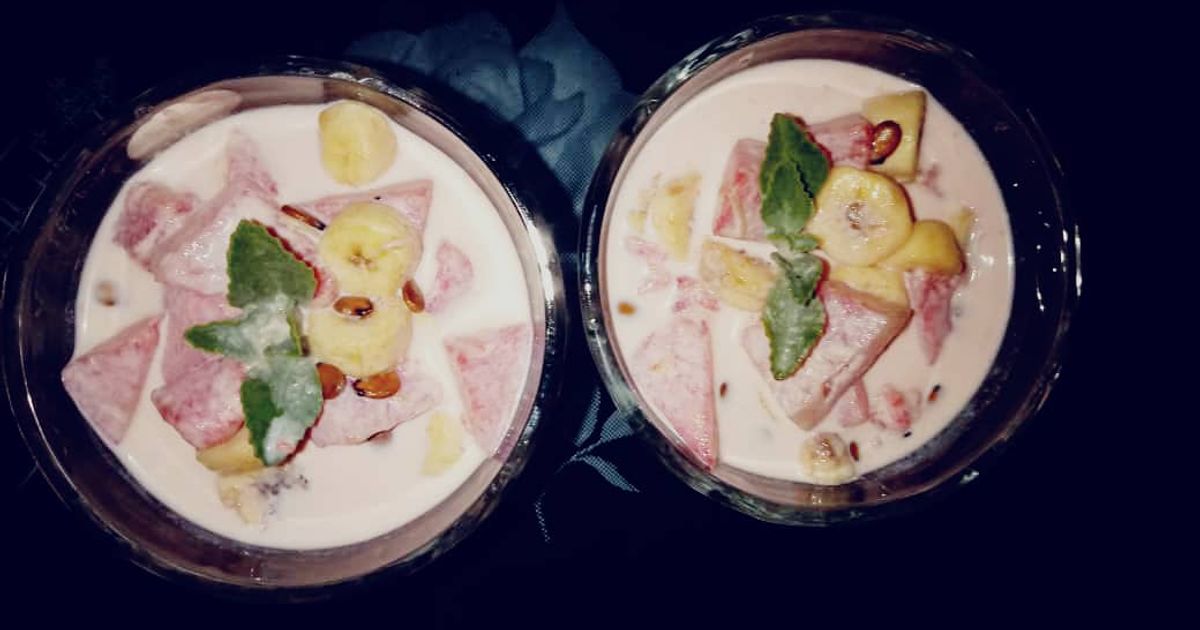 Yogo Fruit Recipe by hafsycakes nd more - Cookpad