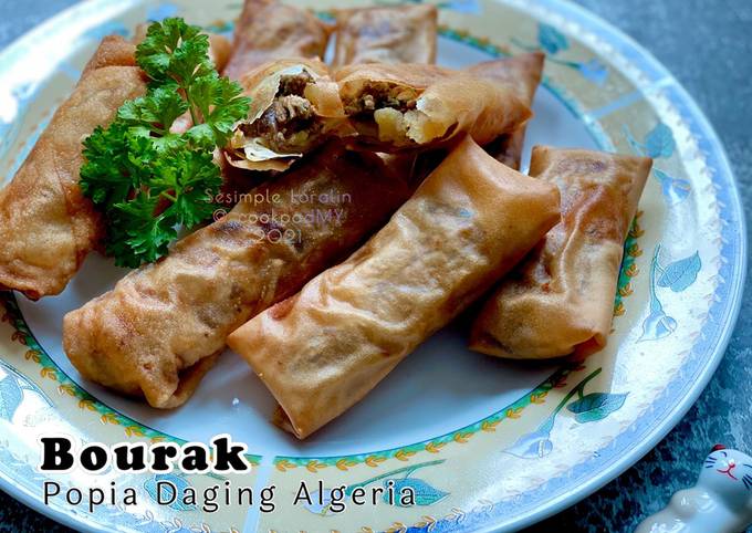 Resipi Bourak (Algeria 🇩🇿) oleh Sesimple Loralin - Cookpad