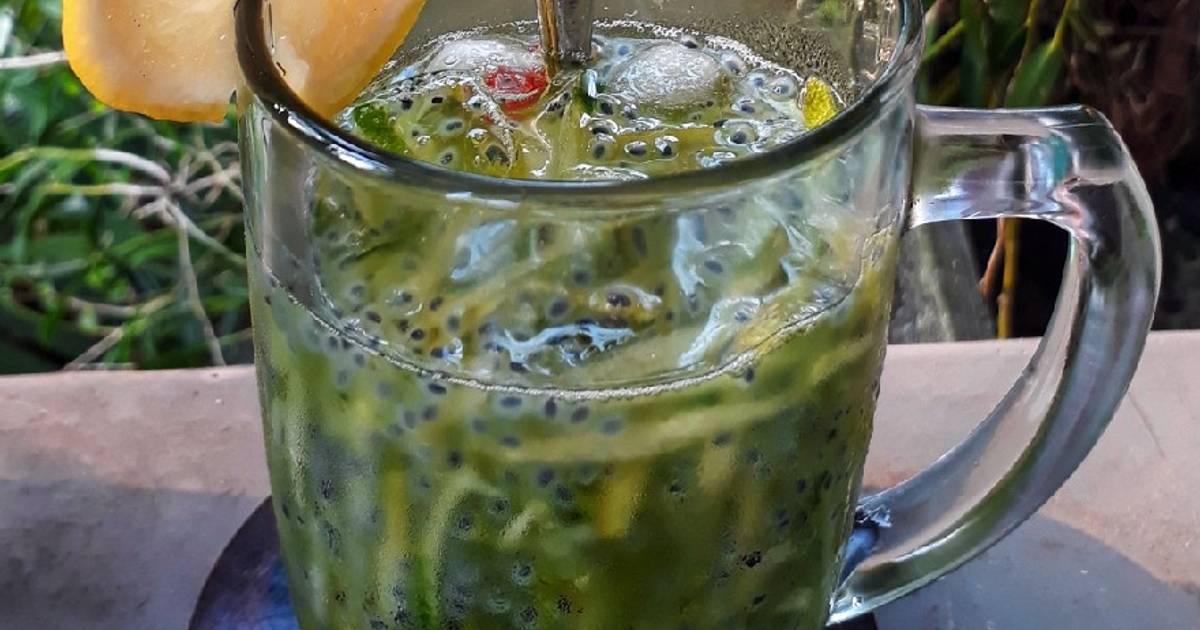 41 resep es timun selasih sirup marjan melon enak dan mudah - Cookpad