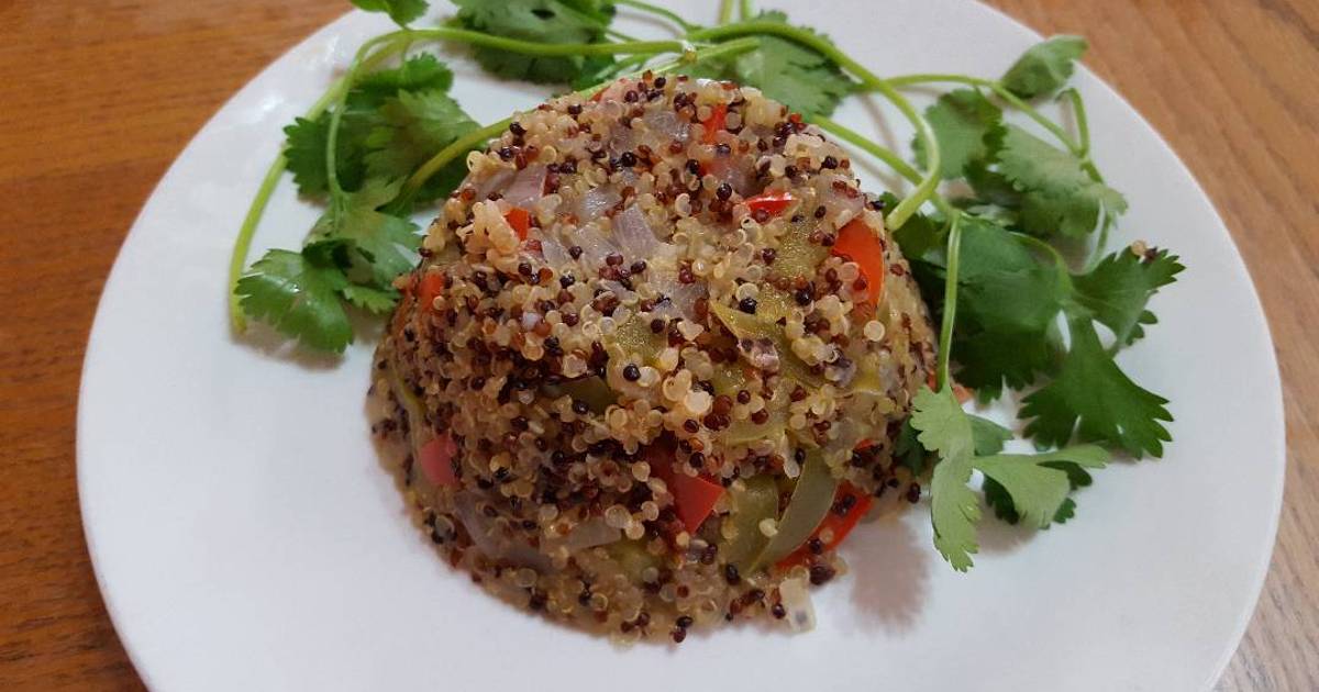 Quinoa, Comida Saludable Receta de Cocina más Con SANDY- Cookpad
