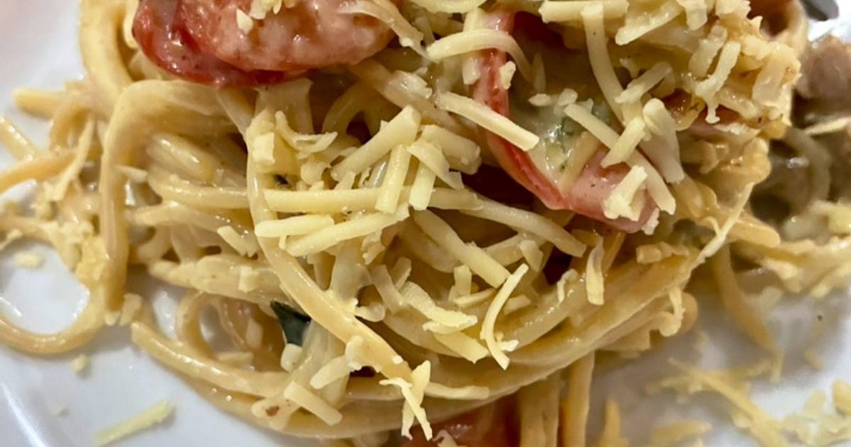 Resep Creamy Pasta / Creamy Spaghetti Simple Ala Rumahan Rasa Resto ...