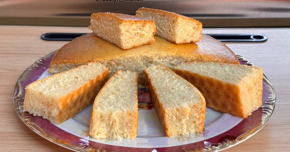 Eggless Sponge Cake Recipe by Rosalyn_Kitchen - Cookpad