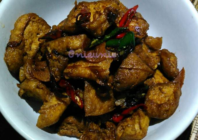 Resep Orek tahu teriyaki oleh ade yuni - Cookpad