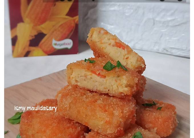 Resep Nugget Ayam Wortel Jagung oleh Ismy Maulidasary - Cookpad
