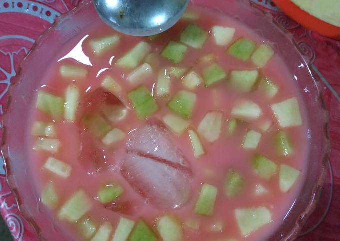 Resep Es Buah Melon Marjan Simple oleh Ridza Hafizd Warda - Cookpad